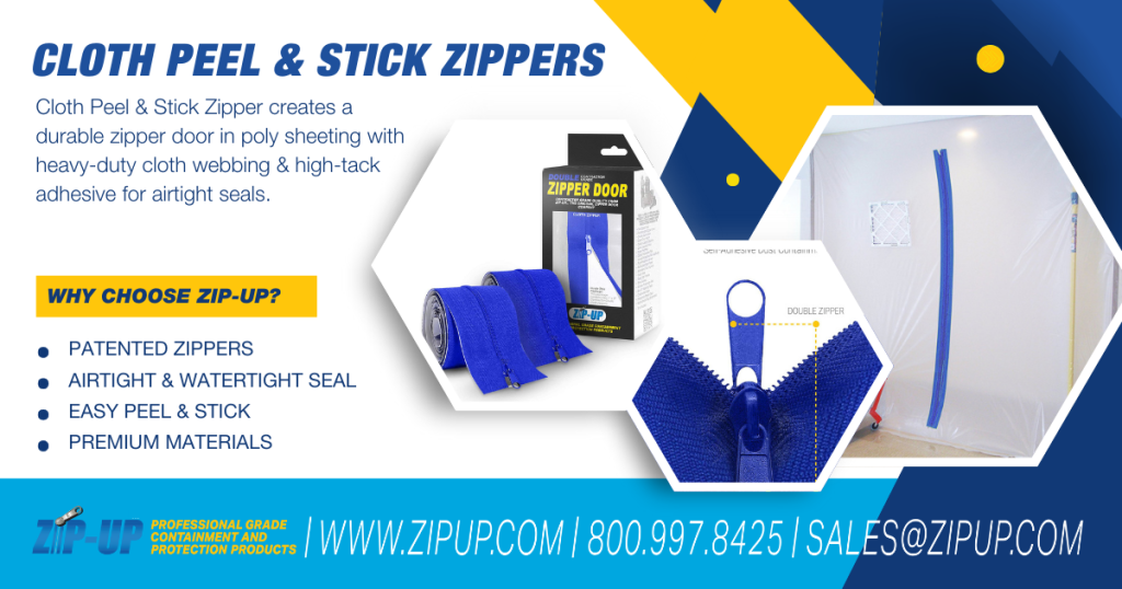 Dust Containment & Construction Protection Products by Zip-Up