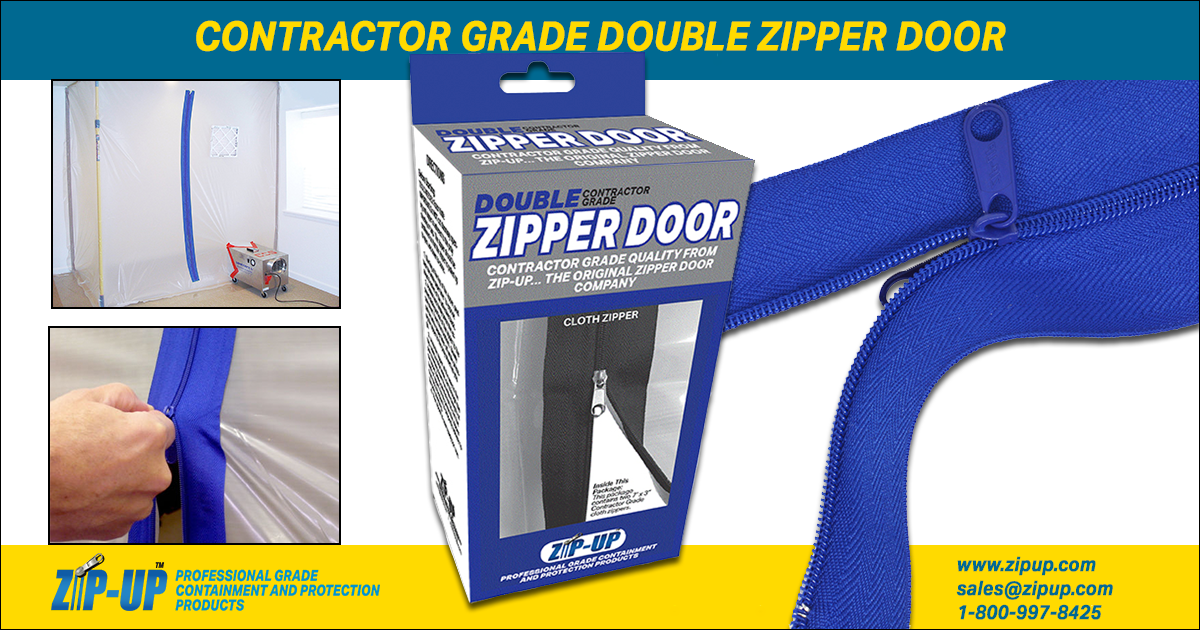 Cloth Peel & Stick Zipper Door by Zip-Up Products - Manufacturer of ...