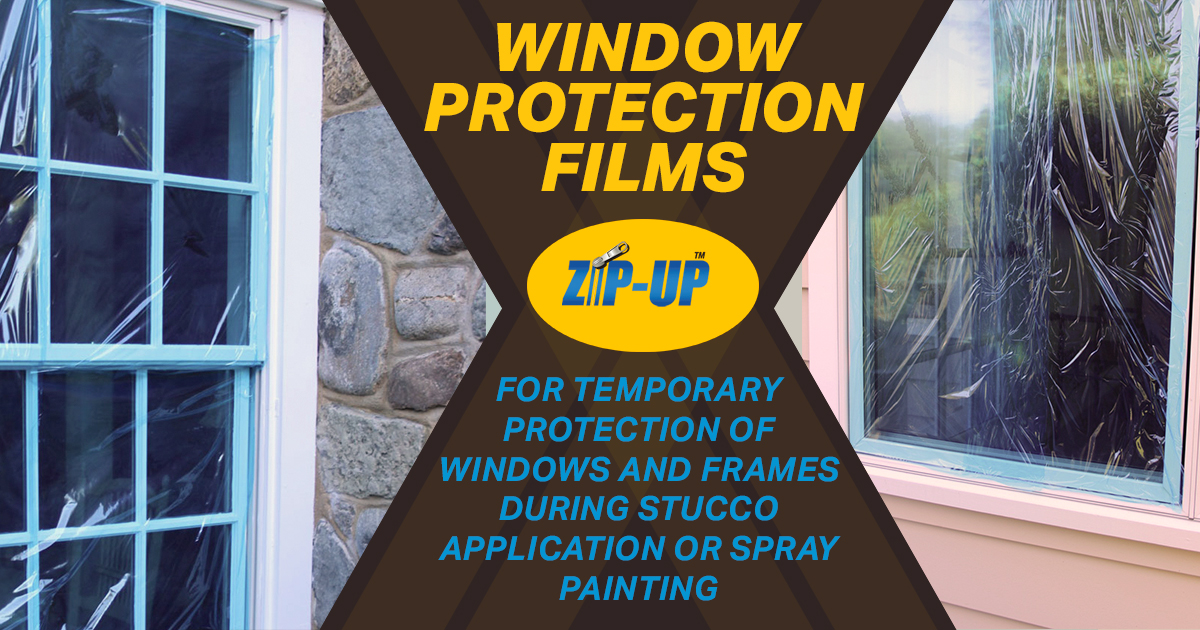 Self-Adhesive Window Protection Film by Zip-Up Products, LLC