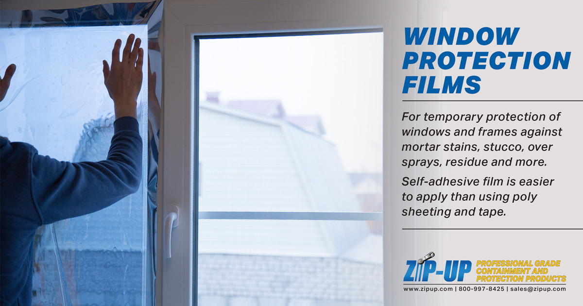 Window Protection Films & Self-Adhesive Films by Zip-Up Products